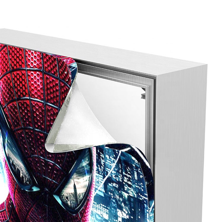 24 x 36 Wall Mounted Backlit SEG Frame | Edgelight LLC