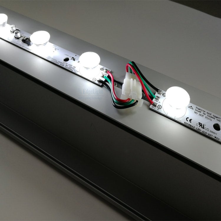 Perimeter Lit Beam Angle 13° x 39° Round LED Strip (5pcs) | Edgelight LLC