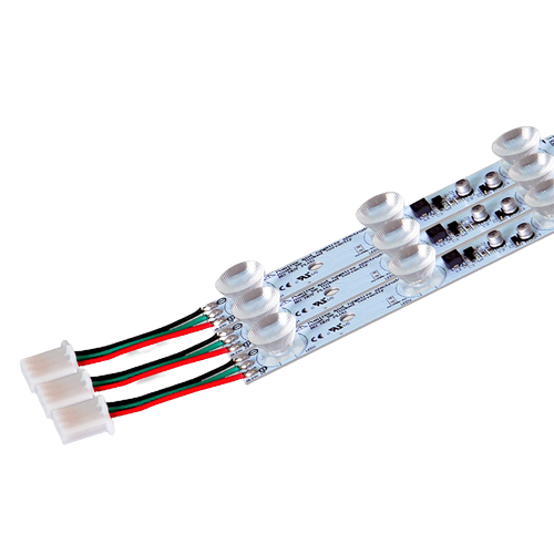 Perimeter Lit Beam Angle 13° x 39° Round LED Strip (5pcs) | Edgelight LLC