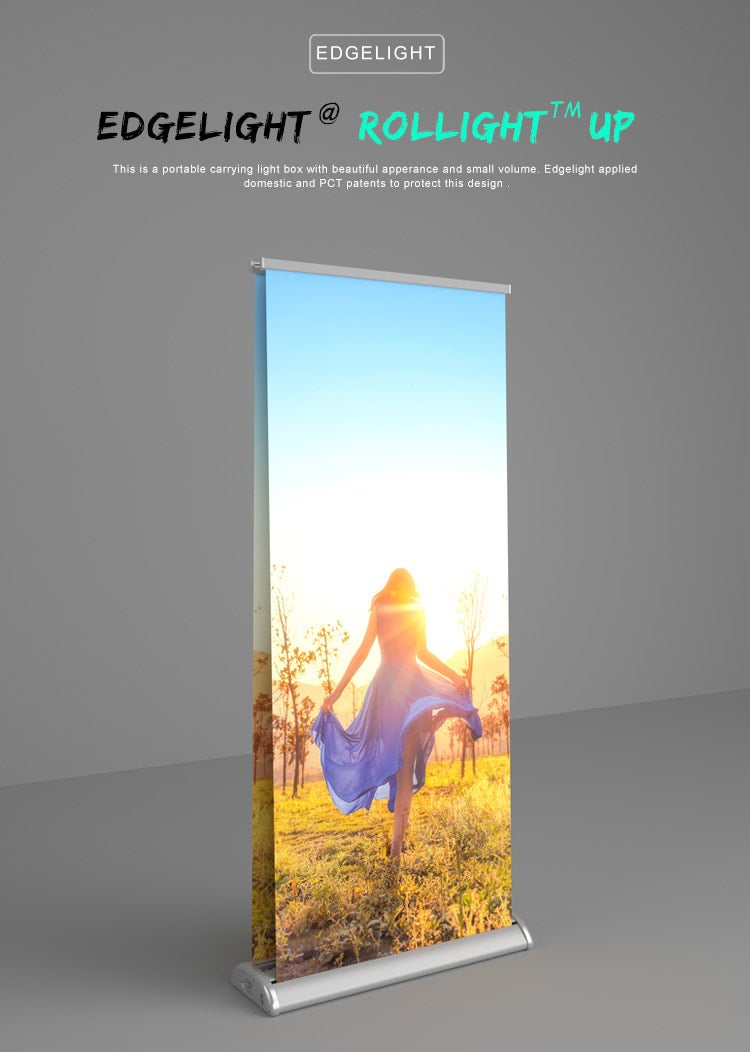 Illuminated Retractable Banner Stand | Edgelight LLC